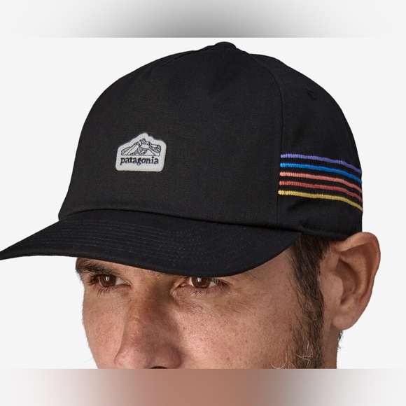 Patagonia | Accessories | Patagonia Line Logo Ridge Stripe Funfarer Cap ...